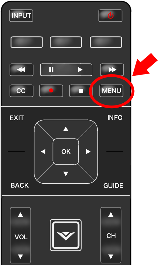 Vizio Remote - Press Menu - Vizio Smart Tv Switch Inputs (644x865), Png ...