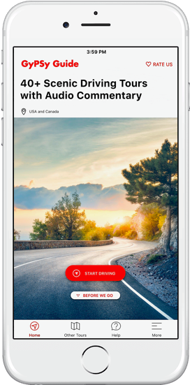 Gypsy Guide Driving Tour App - Road (360x550), Png Download