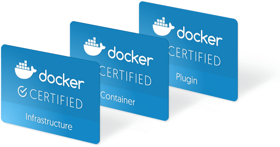 Certification Badges - Docker Certified (999x624), Png Download