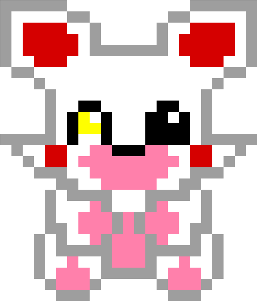 Download Mangle From Fnaf - Pixel Art Fnaf Mangle | Transparent PNG ...
