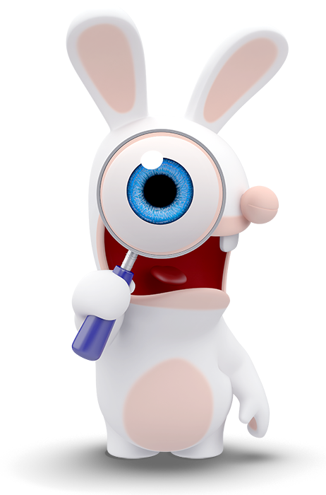 Any Questions - Rabbids Png (462x700), Png Download