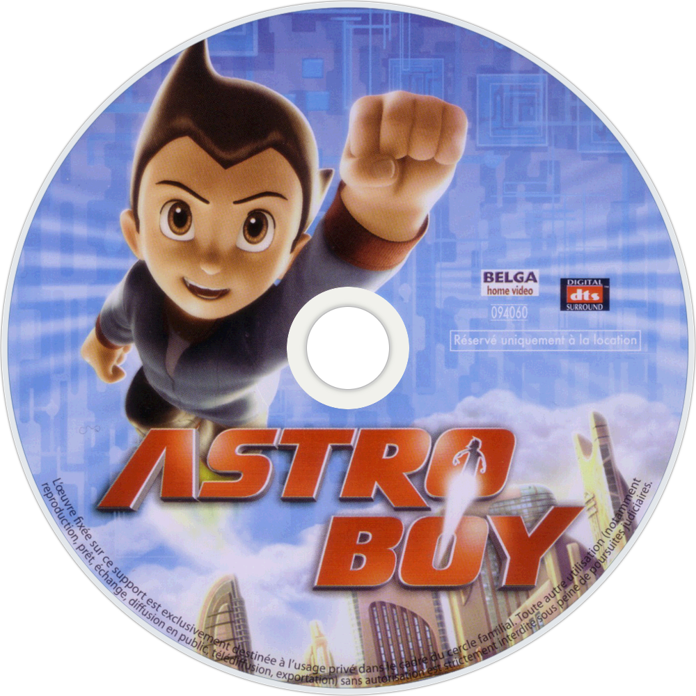 Download Astro Boy Dvd Disc Image - Astro Boy | Transparent PNG ...