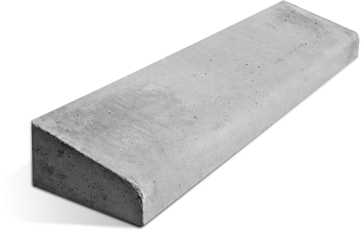 Kerb Regular - Concrete Curb Stones (1248x1247), Png Download