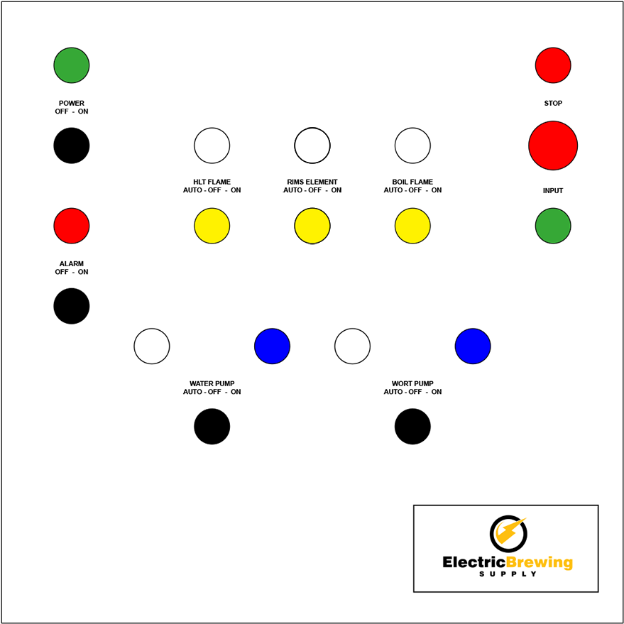 30a Bcs Control Panel, 1 Element, 2 Gas - Gas (1000x1000), Png Download