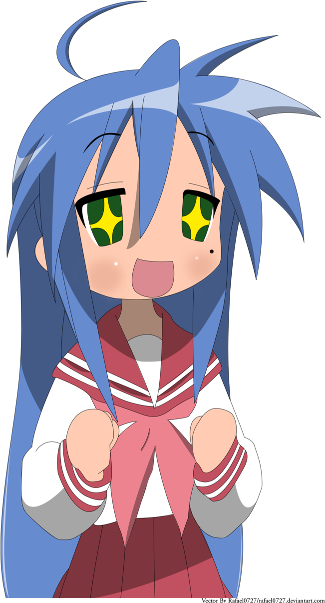Download Lucky Star Konata - Anime Lucky Star Konata | Transparent PNG ...