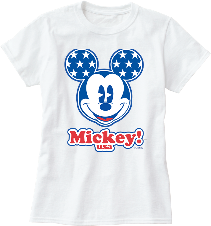 Disney Mickey Mouse Star Ears On Women's American Apparel - Run Jump ...