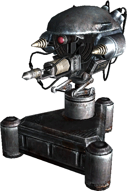 Download Mk-iv Turret - Fallout New Vegas Vault Turret | Transparent ...