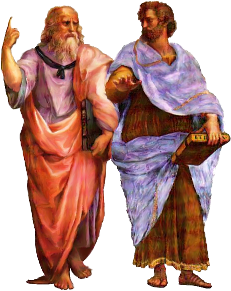 Plato And Aristotle - Consolation Of Philosophy [book] (488x591), Png ...