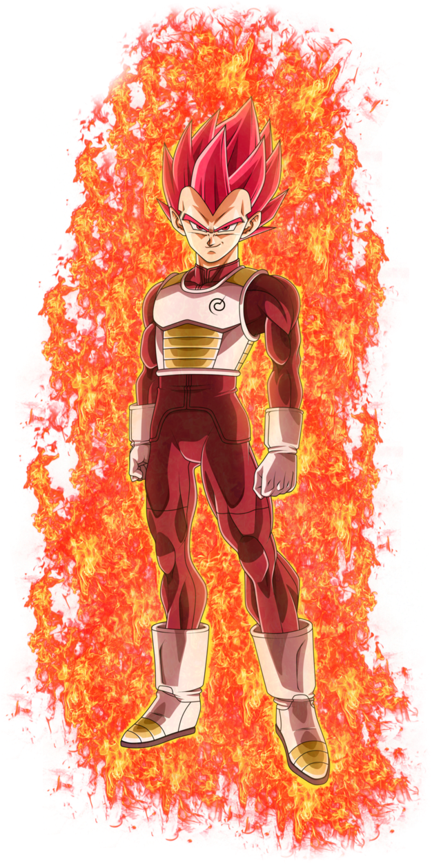 Vegeta God C Aura By Nekoar-db2zqj5 - Vegeta Ssj God Red (632x1264 ...