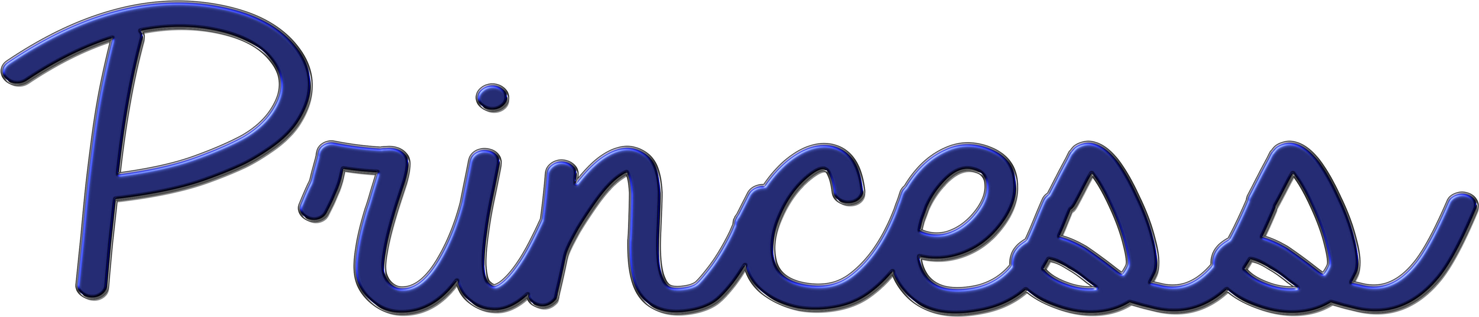 Princess Png Transparent Picture - Sticker (5000x1726), Png Download