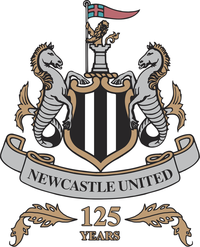 Download Nufc125 - Newcastle United 125 Years Logo | Transparent PNG ...