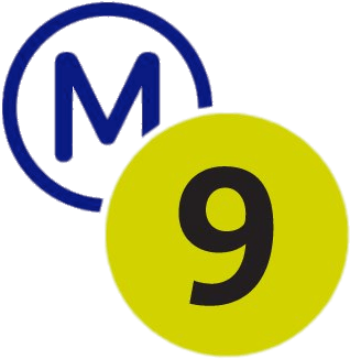 Metro Line 9 Paris Png - Paris (400x400), Png Download