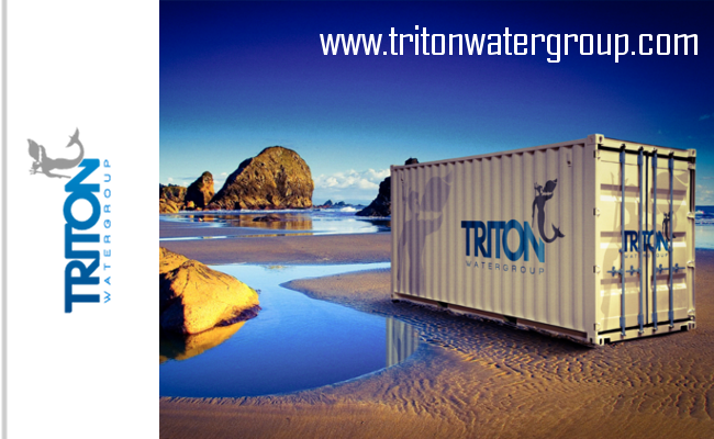 Triton Water Group - Shipping Container (650x400), Png Download
