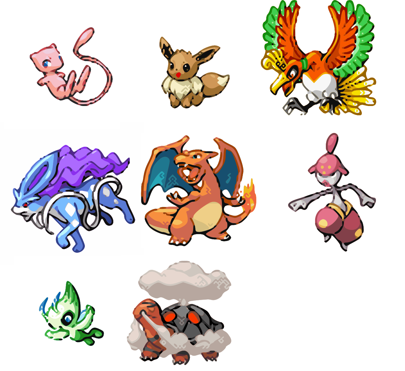 Download High-def Vector Sprites - Pokémon | Transparent PNG Download ...