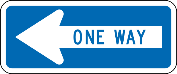 Road With One-way Traffic - City One Real Estate (597x250), Png Download