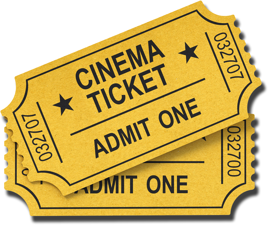 Cinema Tickets Clipart (974x832), Png Download