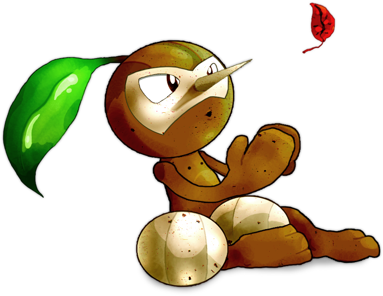 Nuzleaf By Ste C-d3jo320 - Nuzleaf Deviantart (800x618), Png Download