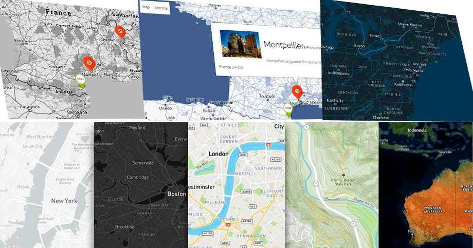 Google Maps Design And Different Map Types - Map (920x483), Png Download