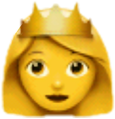 Download Princesa Emoji | Transparent PNG Download | SeekPNG