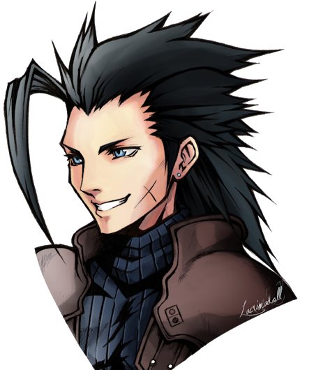 Photo - Zack Fair Art Png (530x529), Png Download