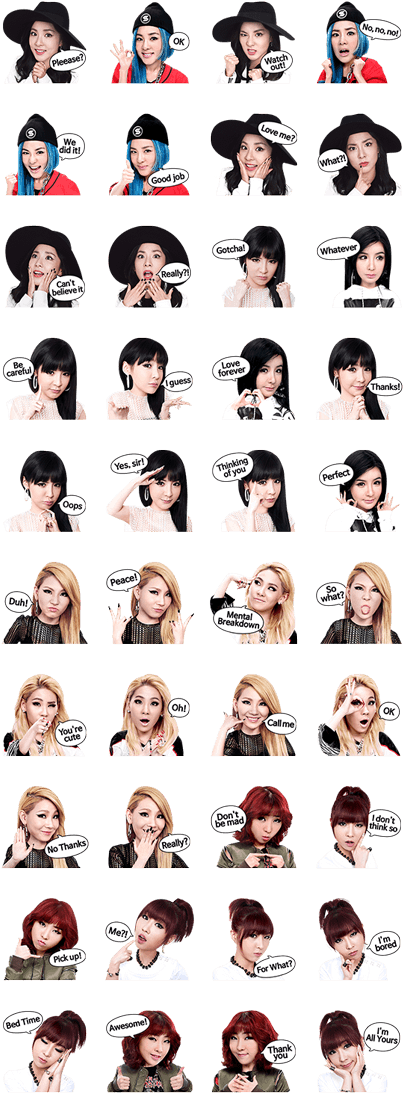 2ne1 Special Edition - Black Butler Telegram Stickers (420x1121), Png ...