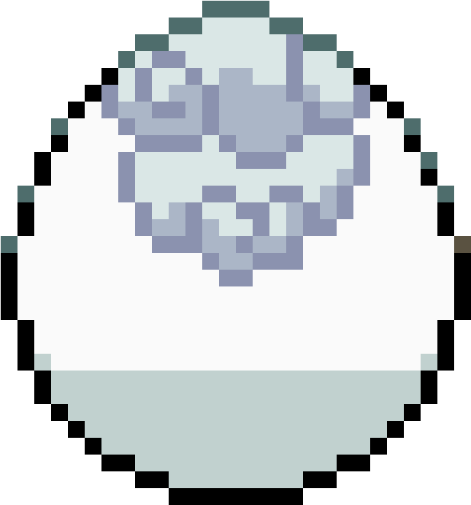 Download Alolan Vulpix Custom Egg - Circle Pixel Art Png | Transparent ...