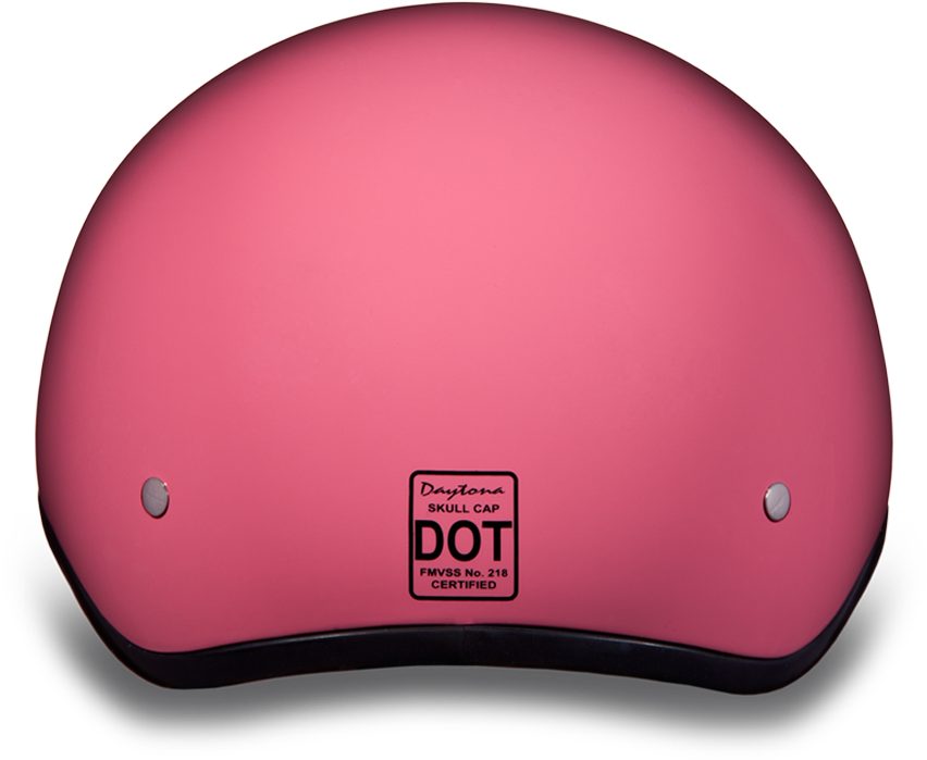 Pink Motorcycle Helmets - Daytona Helmet D.o.t. Daytona Skull Cap W/o ...
