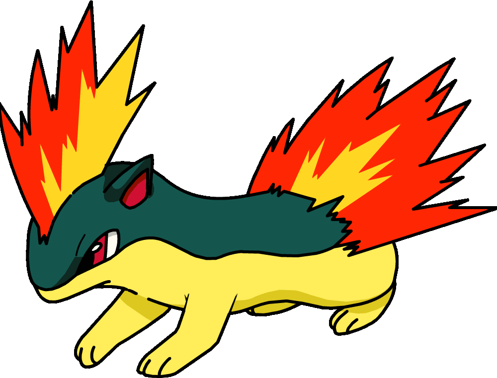 Quilava Os - Cyndaquil Evolution Chart (1000x761), Png Download