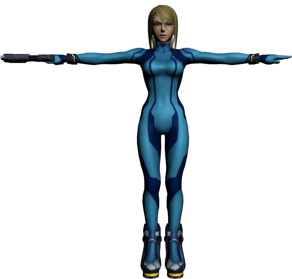 4 - Ssb4 Samus Render (1280x1024), Png Download