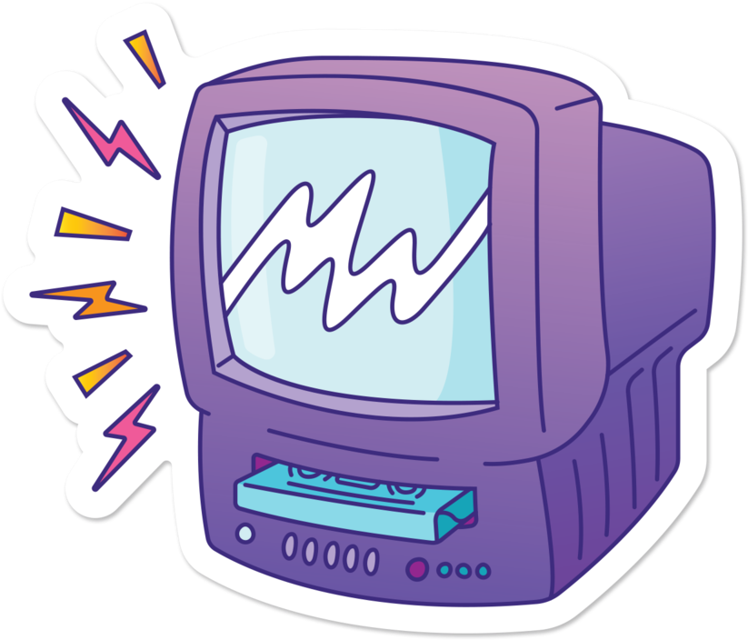 Download Vhs Sticker | Transparent PNG Download | SeekPNG