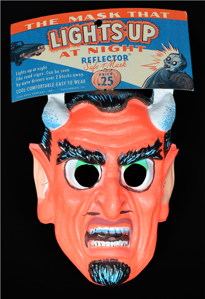Halloween Devil Type - Vintage Halloween Mask Vintage (vacuform) 1930's ...