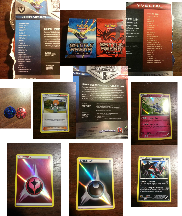 Pokemon Battle Arena X & Y Deck (746x885), Png Download