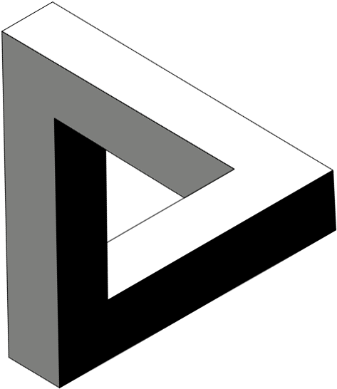 Download The Penrose Triangle - Optical Illusions Cube Paradox ...