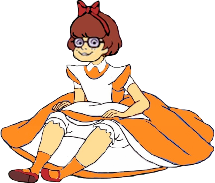 Download Velma Dinkley As Little Alice - Velma Scooby Doo | Transparent ...