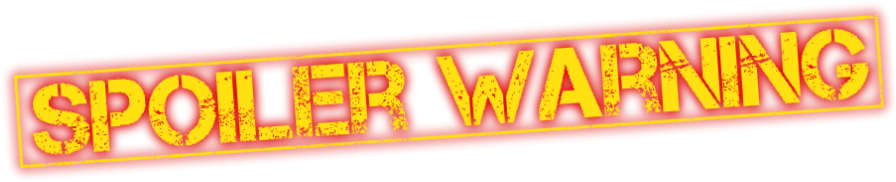 Spoiler Warning - Orange (900x191), Png Download