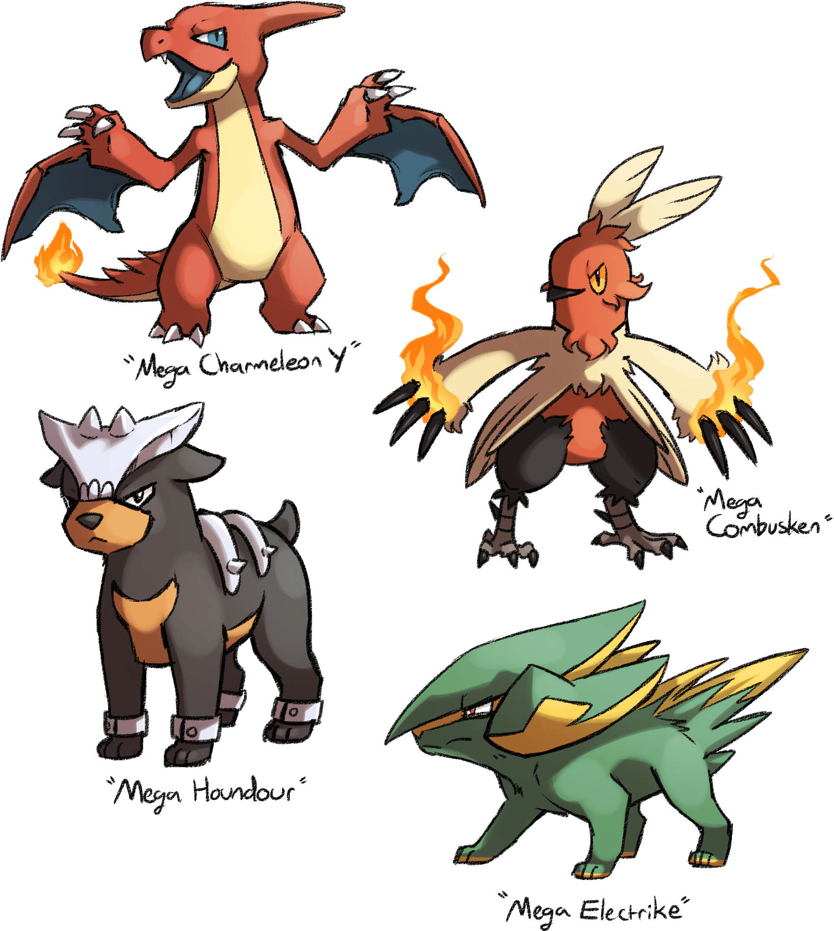 Mega Prevolutions Aka Some Previous Stages Of Pokemon - Mega Pokemon ...