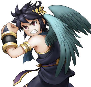Download Kid Icarus Ssb4 Sprite 1 - Dark Pit Ssb4 Sprites | Transparent ...
