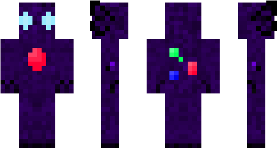 Minecraft Skin Sableye - Minecraft (600x348), Png Download