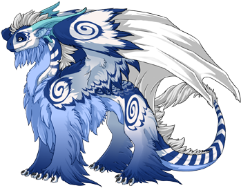 Female Tundra Cherub - Flight Rising Tundra Female (350x350), Png Download