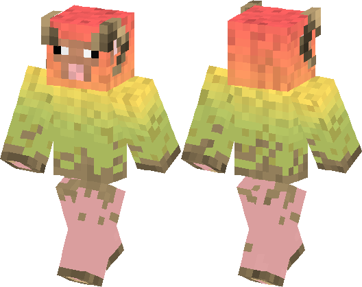 Minecraft Sheep Skin Realistic (528x418), Png Download