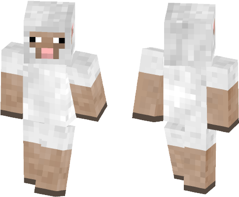 Male Minecraft Skins - Minecraft Sheep Face (584x497), Png Download