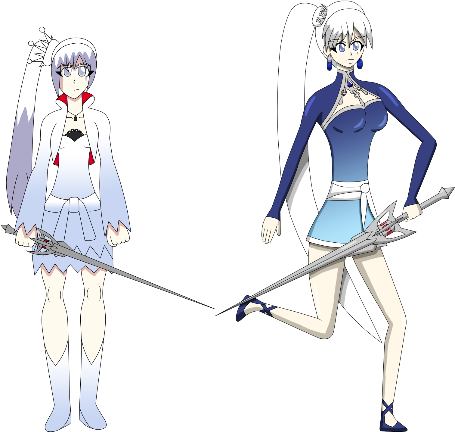 Weiss Schnee - Weiss Schnee Poses (1660x1498), Png Download
