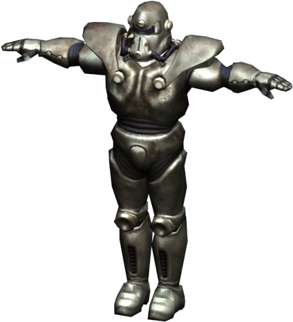 Power Armor T-51b By Gray Image - Fallout T 51b (640x480), Png Download