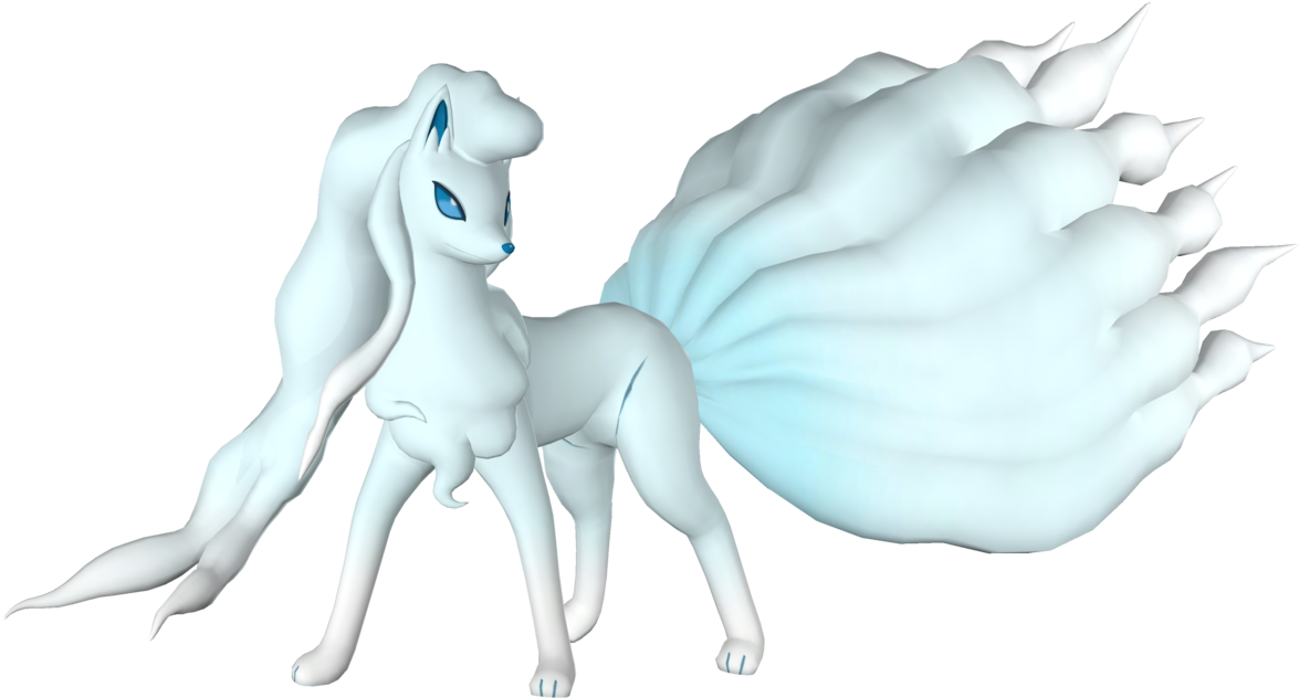 Download Png - Alolan Ninetales Render | Transparent PNG Download | SeekPNG