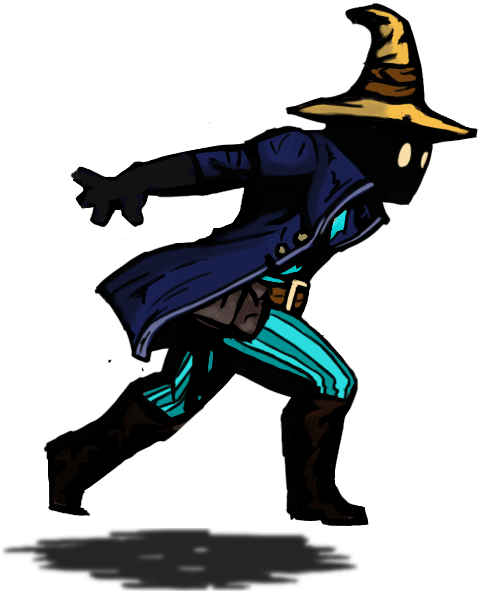 Grave Robber Sprite Attack Fade - Cartoon (480x593), Png Download