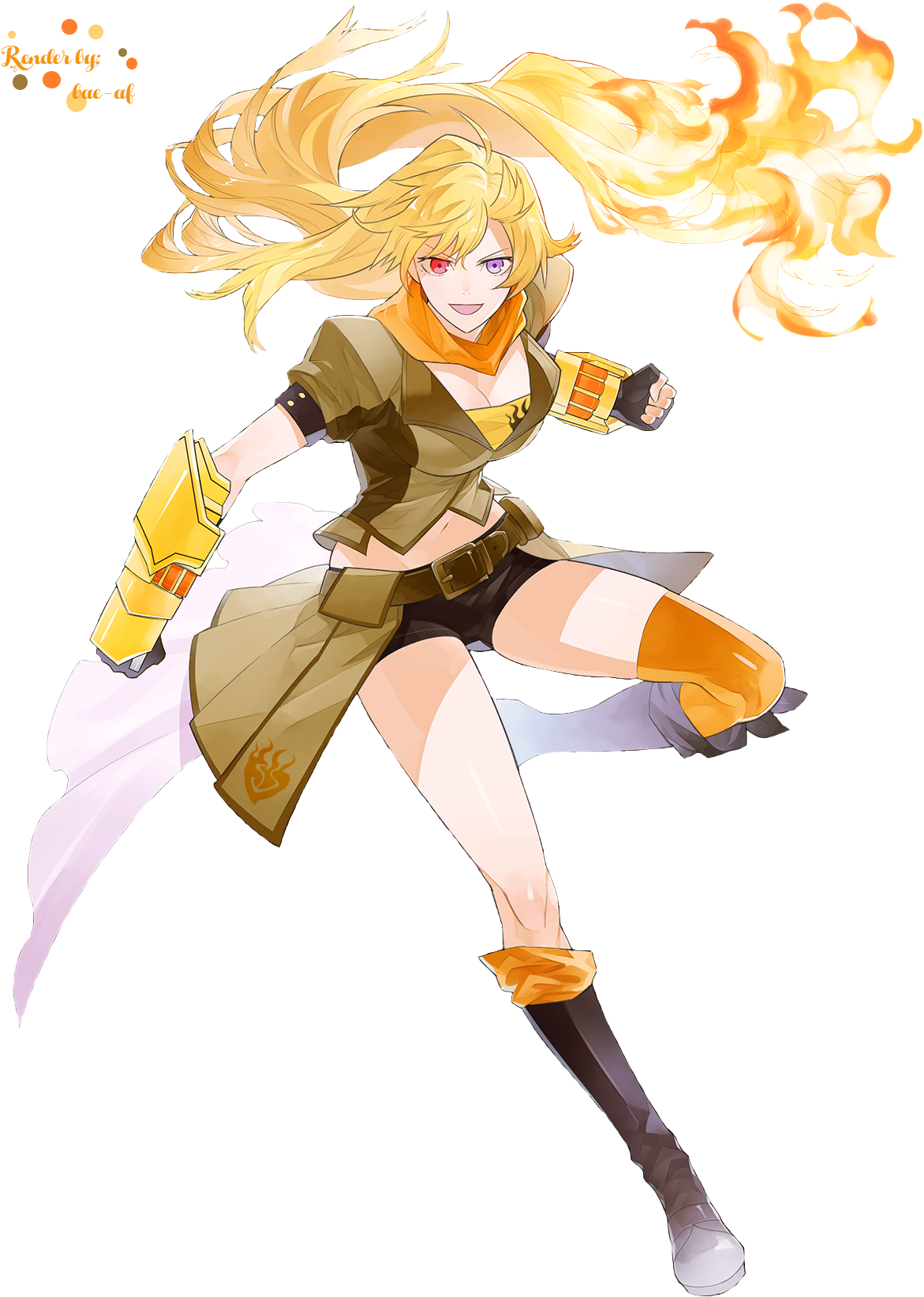 Yang Xiao Long - Yang Xiao Long Render (1200x1697), Png Download