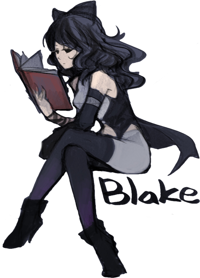 Blake Belladonna From Rwby Render Original Art By Gogo - Blake ...