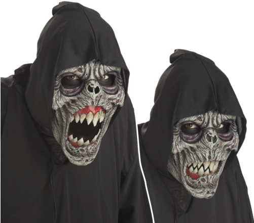 Night Fiend Moving Mouth Horror Mask - Night Fiend Ani Motion (500x457 ...