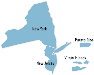 New York New Jersey Area Map - New York And New Jersey On Map (460x324 ...