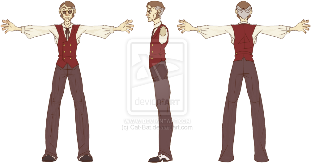 Orthographic Character Drawing (1024x552), Png Download